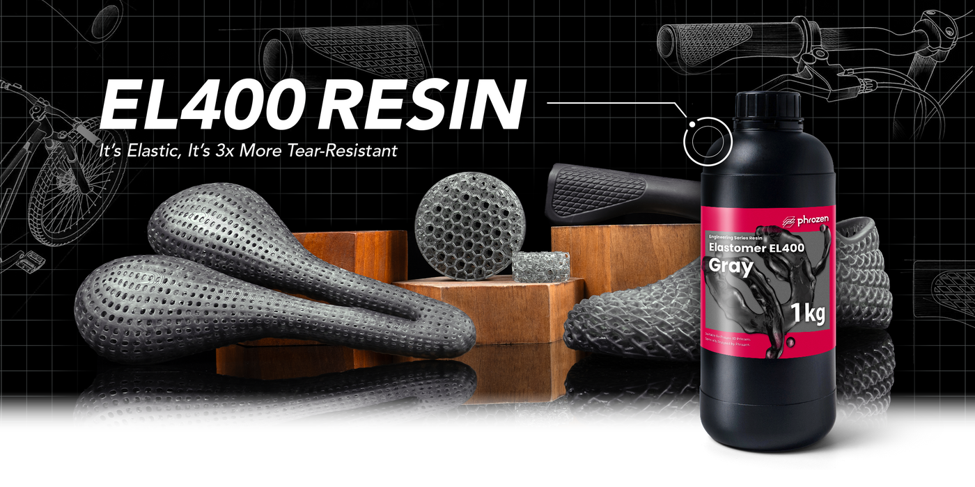 EL400 Resin: Ultra Elastic, Hyper Resilient, Tear-Resistant | Phrozen ...