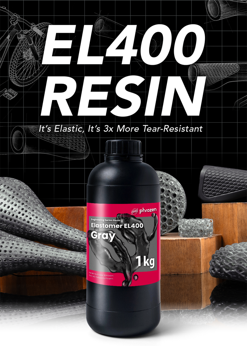 EL400 Resin: Ultra Elastic, Hyper Resilient, Tear-Resistant | Phrozen ...