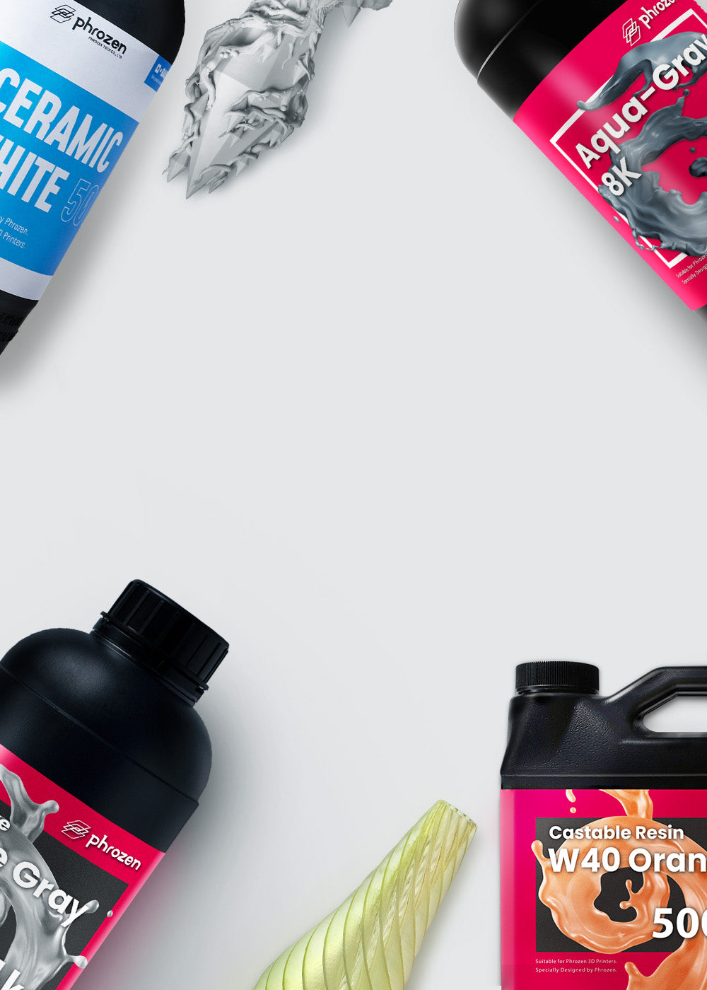 3D Printer Materials | Phrozen | Phrozen Technology: Resin 3D Printer ...