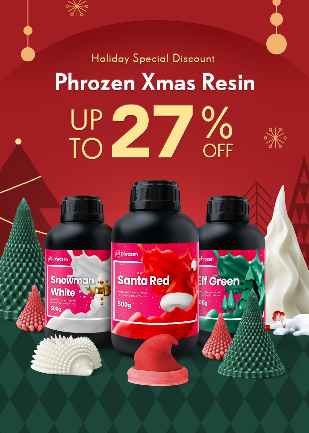 Phrozen Xmas Special | Phrozen Technology: Resin 3D Printer Manufacturer