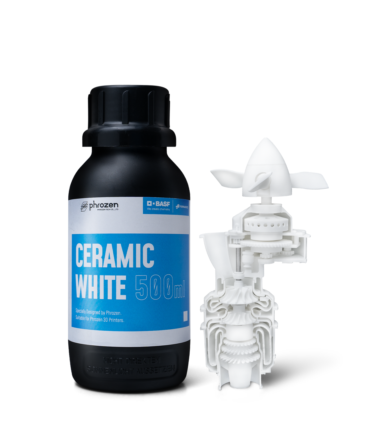 Phrozen Ceramic White 3D Printing Resin | Phrozen Technology: Resin 3D Printer Manufacturer