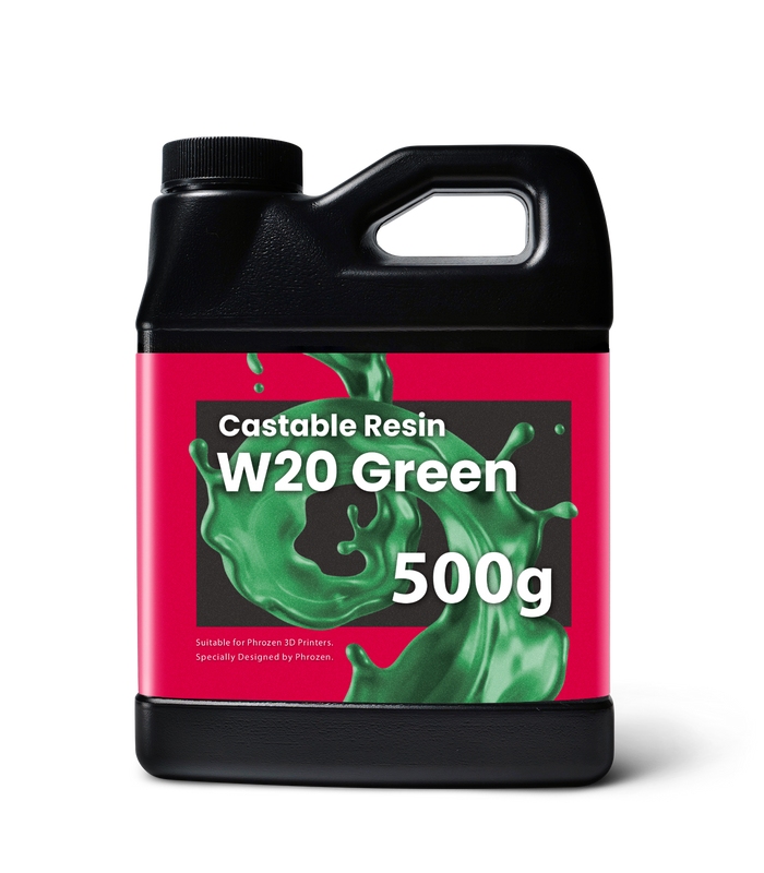 Phrozen Castable Resin W20 Green | Phrozen Technology: Resin 3D Printer ...