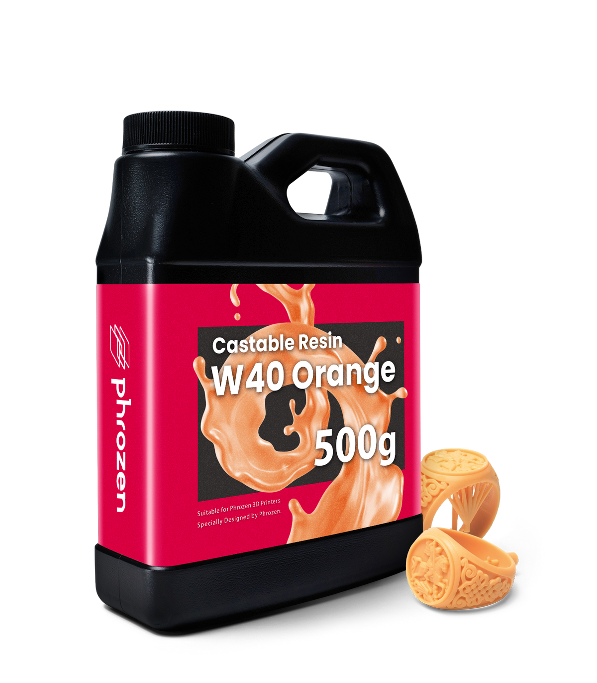 Phrozen Castable Resin W40 Orange | Phrozen Technology: Resin 3D ...